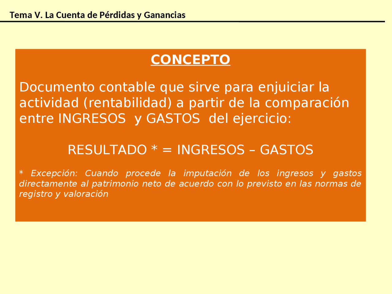 CUENTA DE PERDIDAS Y GANANCIAS - Apuntes de Contabilidad Financiera ...