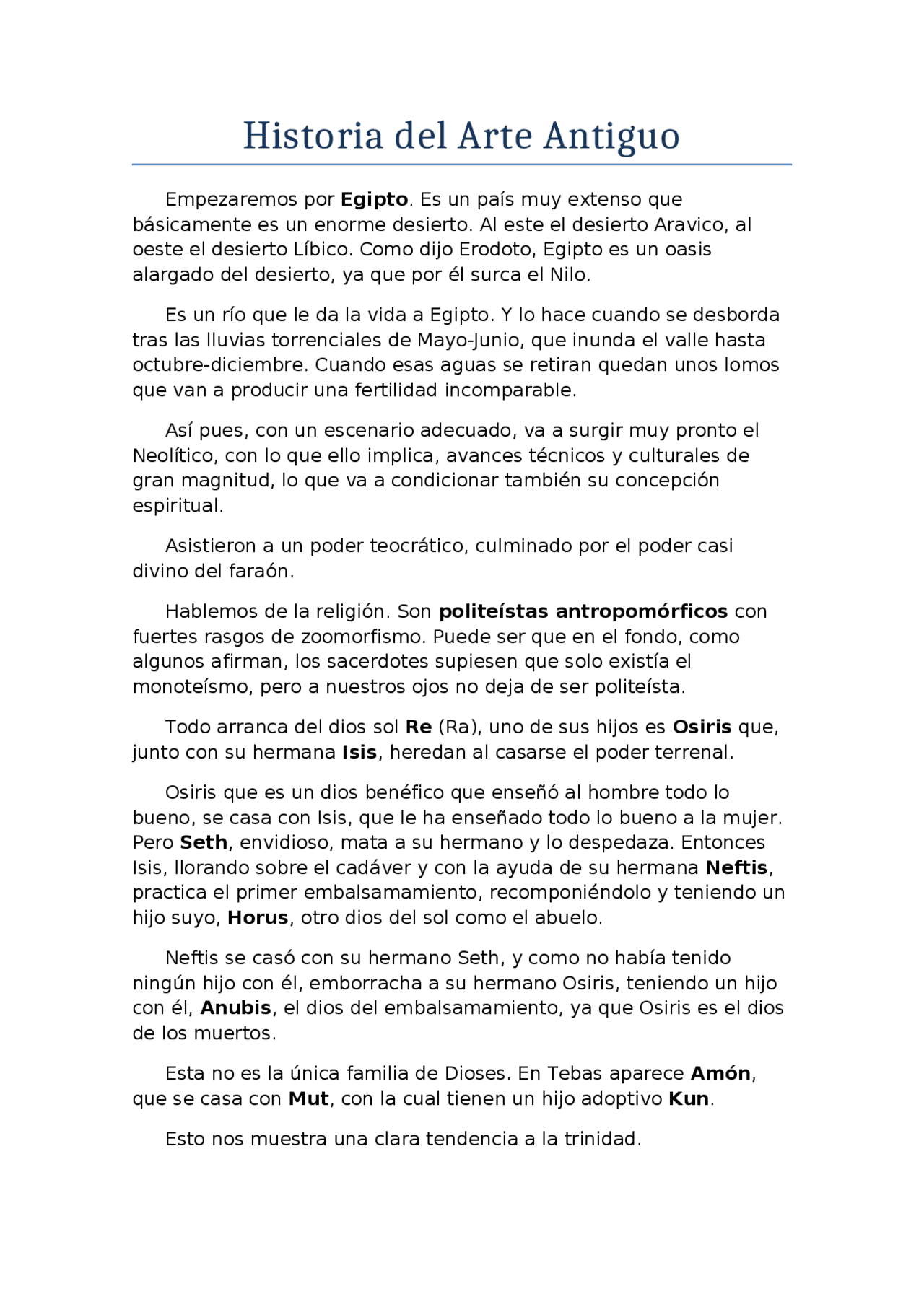 Arte Antiguo (con imagenes hasta grecia) - Apuntes de Historia del Arte ...