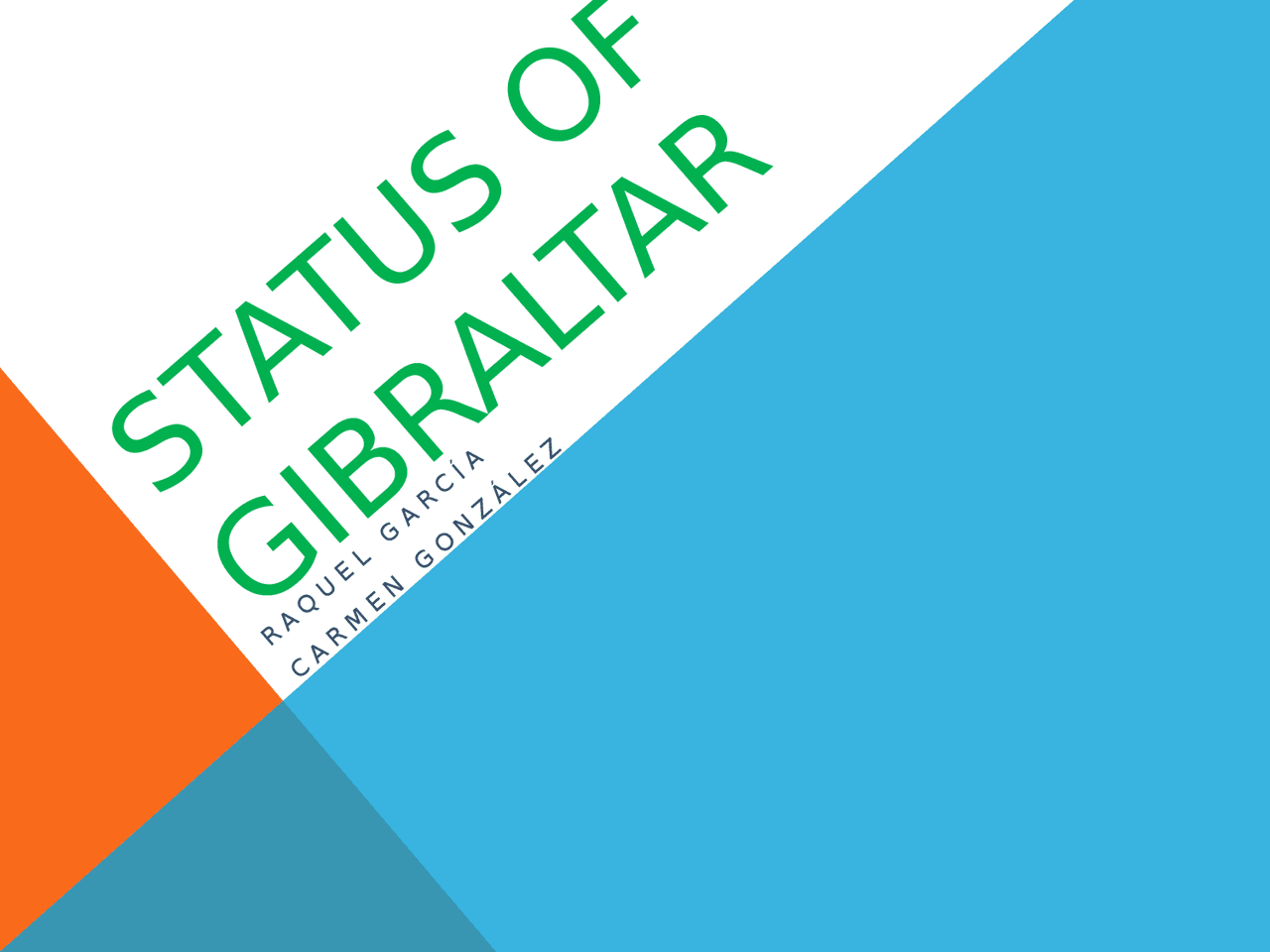 Status of Gibraltar - Apuntes de Derecho Internacional Público - Docsity