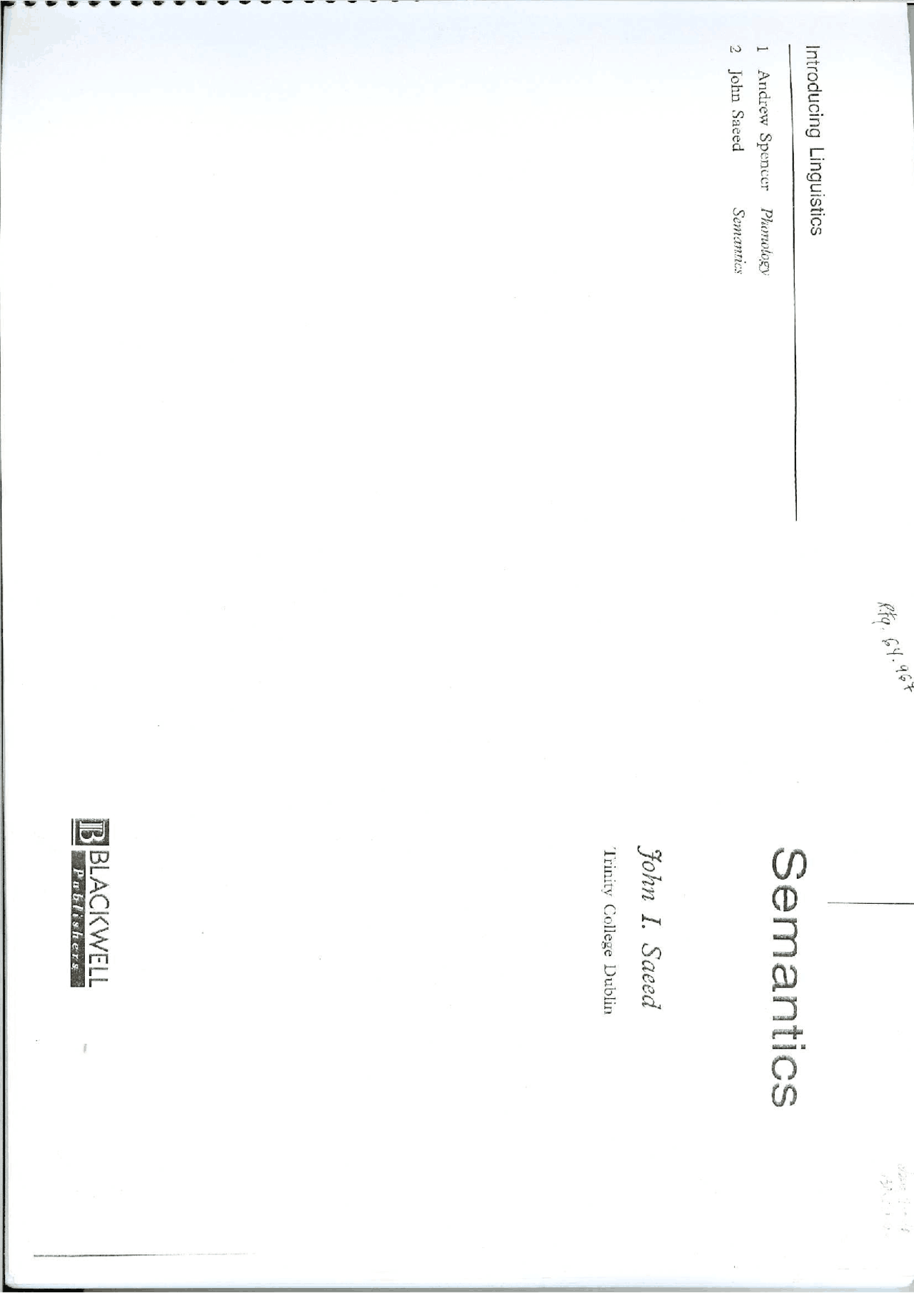 Chapter 2 Saeed´s Semantics.pdf Chapter 2 Saeed´s Semantics - Appunti di Formal Semantics | Docsity