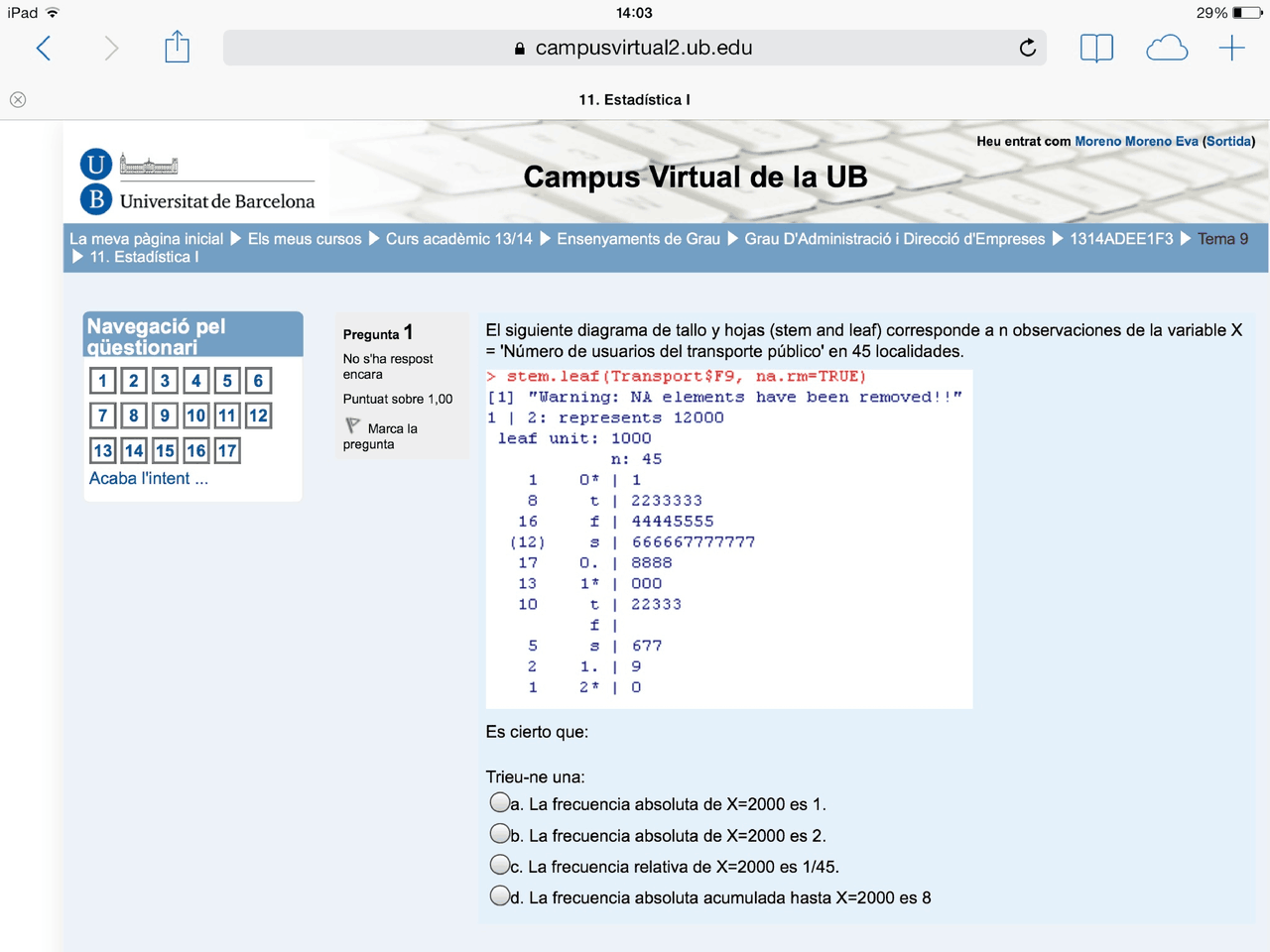 Estadisitica 1 - Apuntes de Estadística - Docsity
