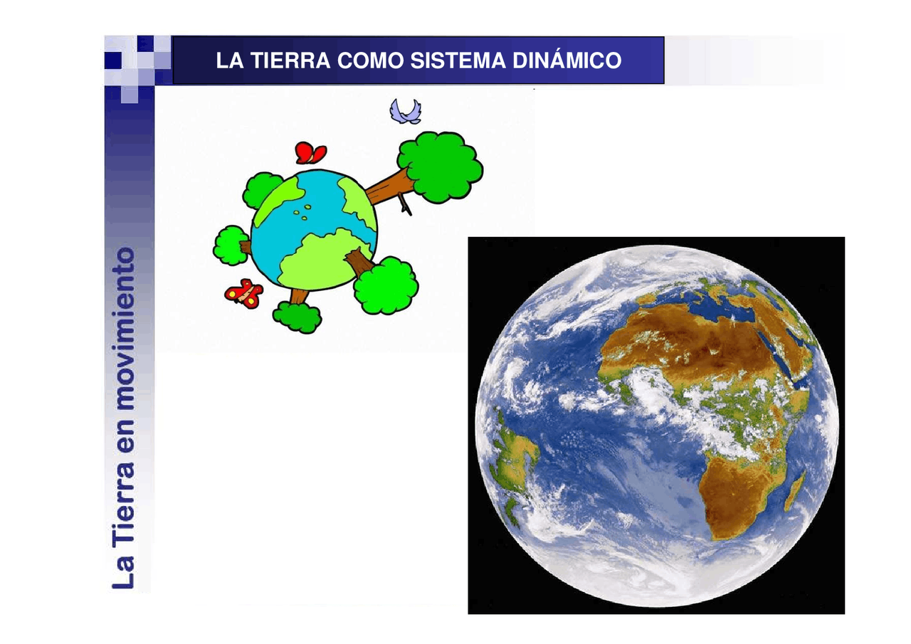 Tierra Sistema dinamico - Apuntes de Geografía - Docsity