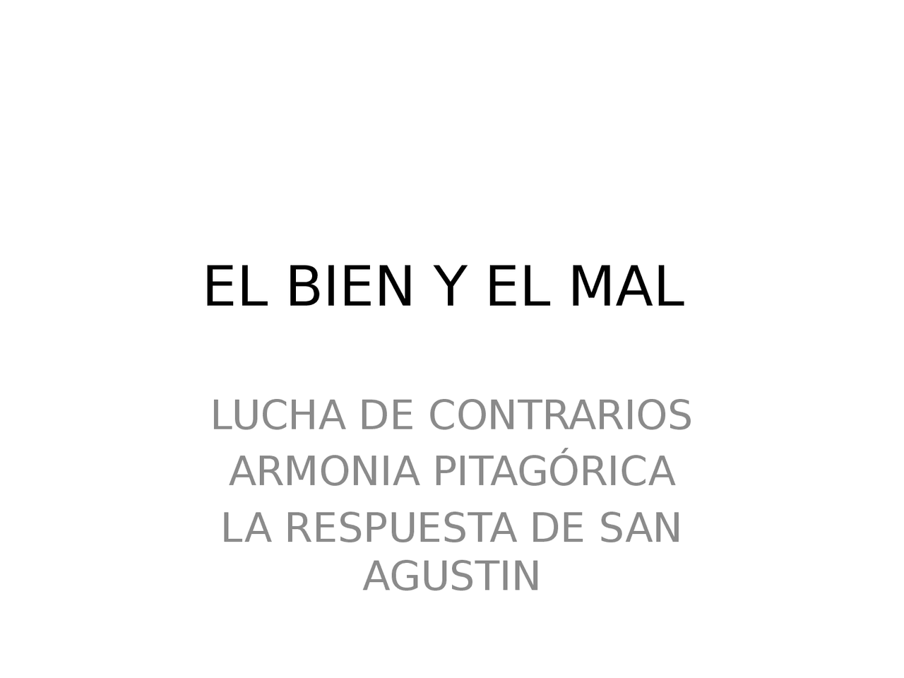 Ppt el bien y el mal filosofia - Apuntes de Filosofía del Derecho - Docsity