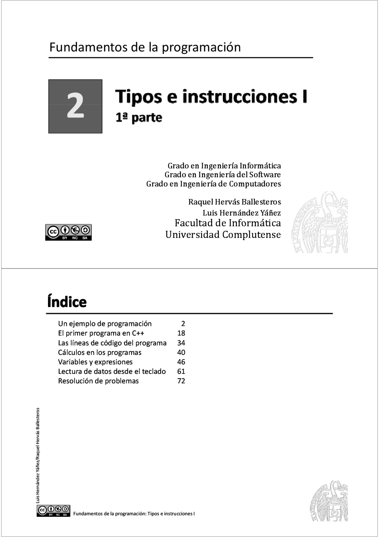 Tema 1 Fundamentos de Programacion - Apuntes de Ingeniería Infórmatica ...