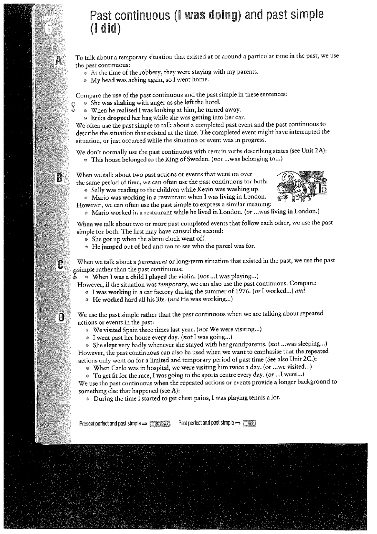 Past Continuous - Past Simple - Apuntes de Idioma Inglés - Docsity