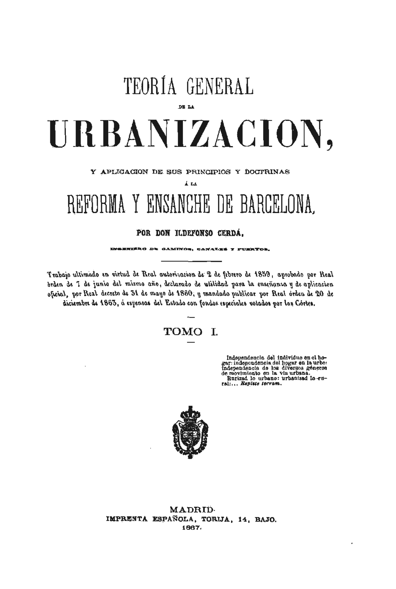 Urbanitzación Pla Cerdà - Apuntes de Historia Contemporania - Docsity