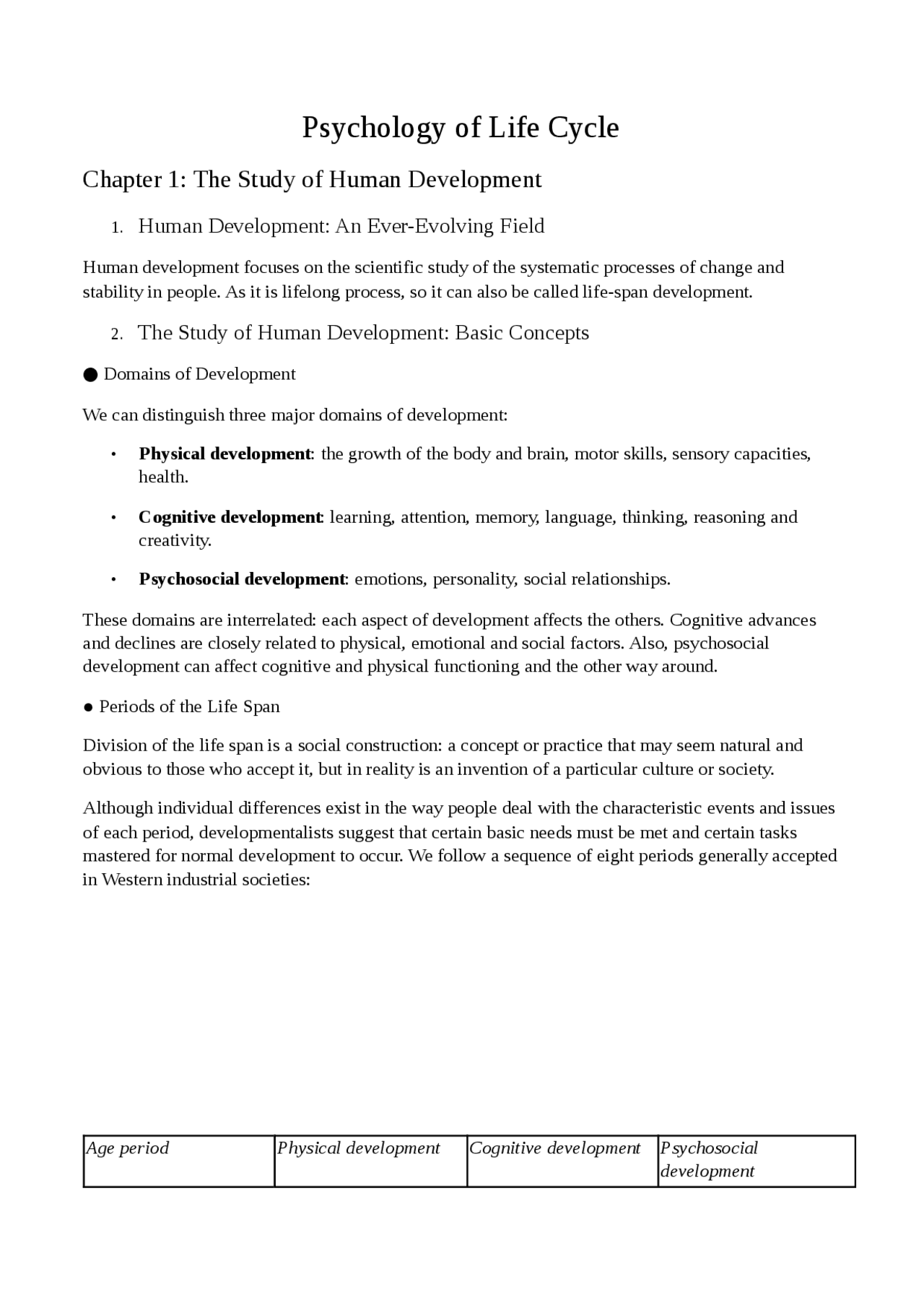 The Study of Human Development - Apuntes de Psicología del Desarrollo ...