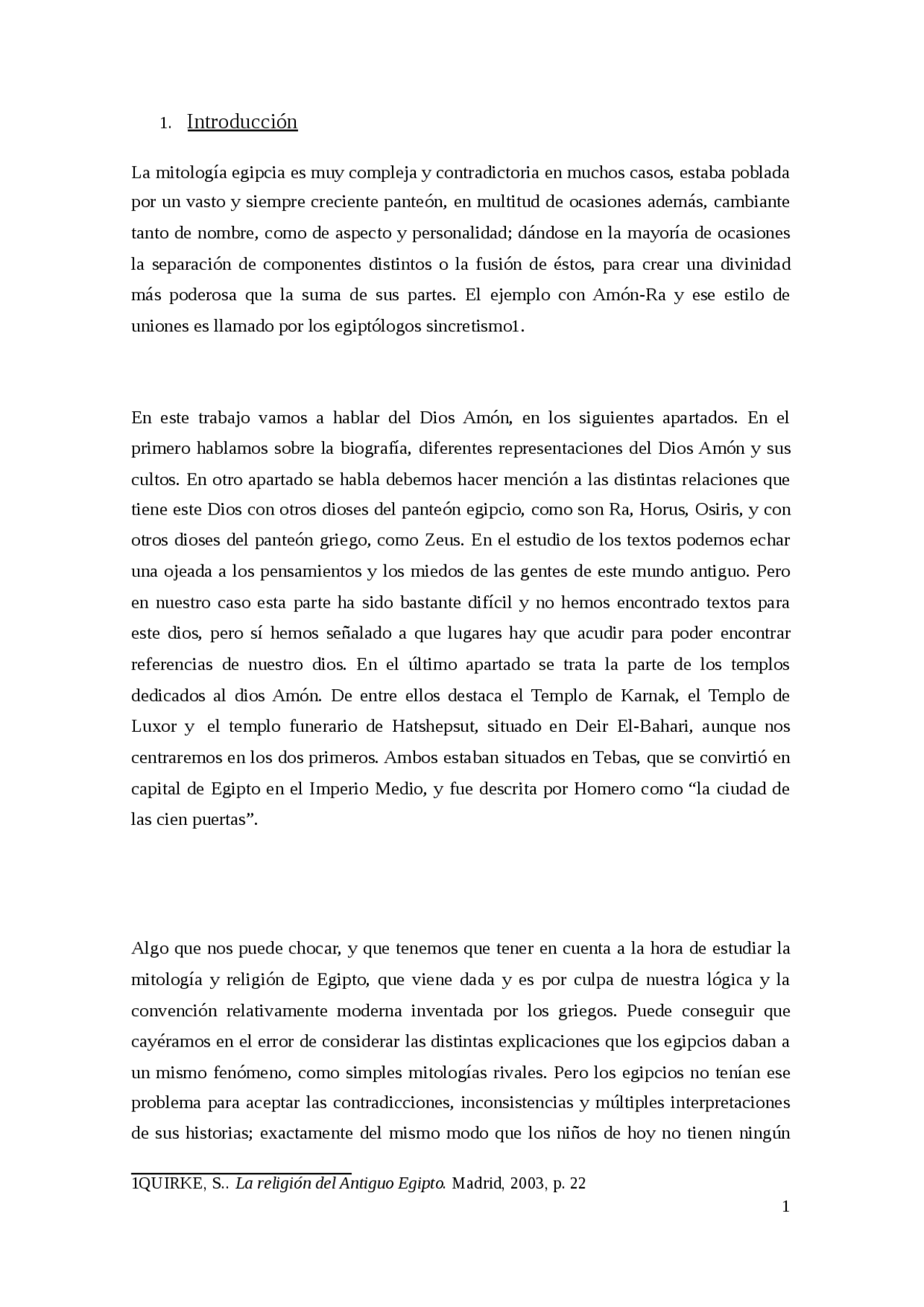 Trabajo dios amon - Guías, Proyectos, Investigaciones de Historia del Arte - Docsity