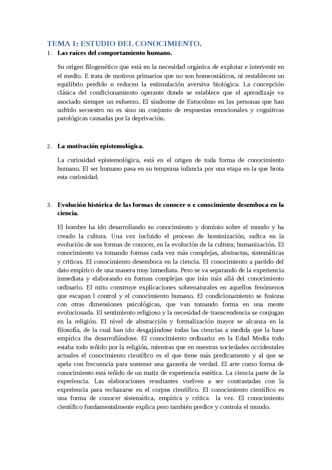 Apuntes Historia | Manuela Romo - Apuntes de Historia - Docsity