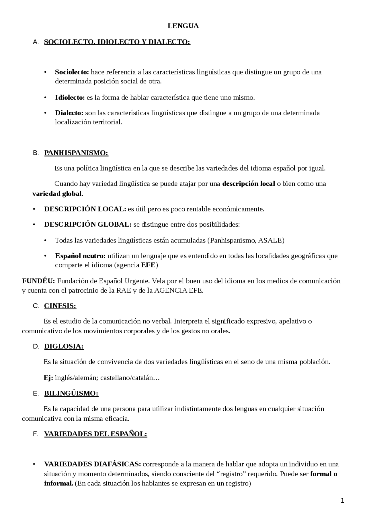 LENGUA SOCIOLECTO, IDIOLECTO Y DIALECTO Sociolecto hace referencia ...