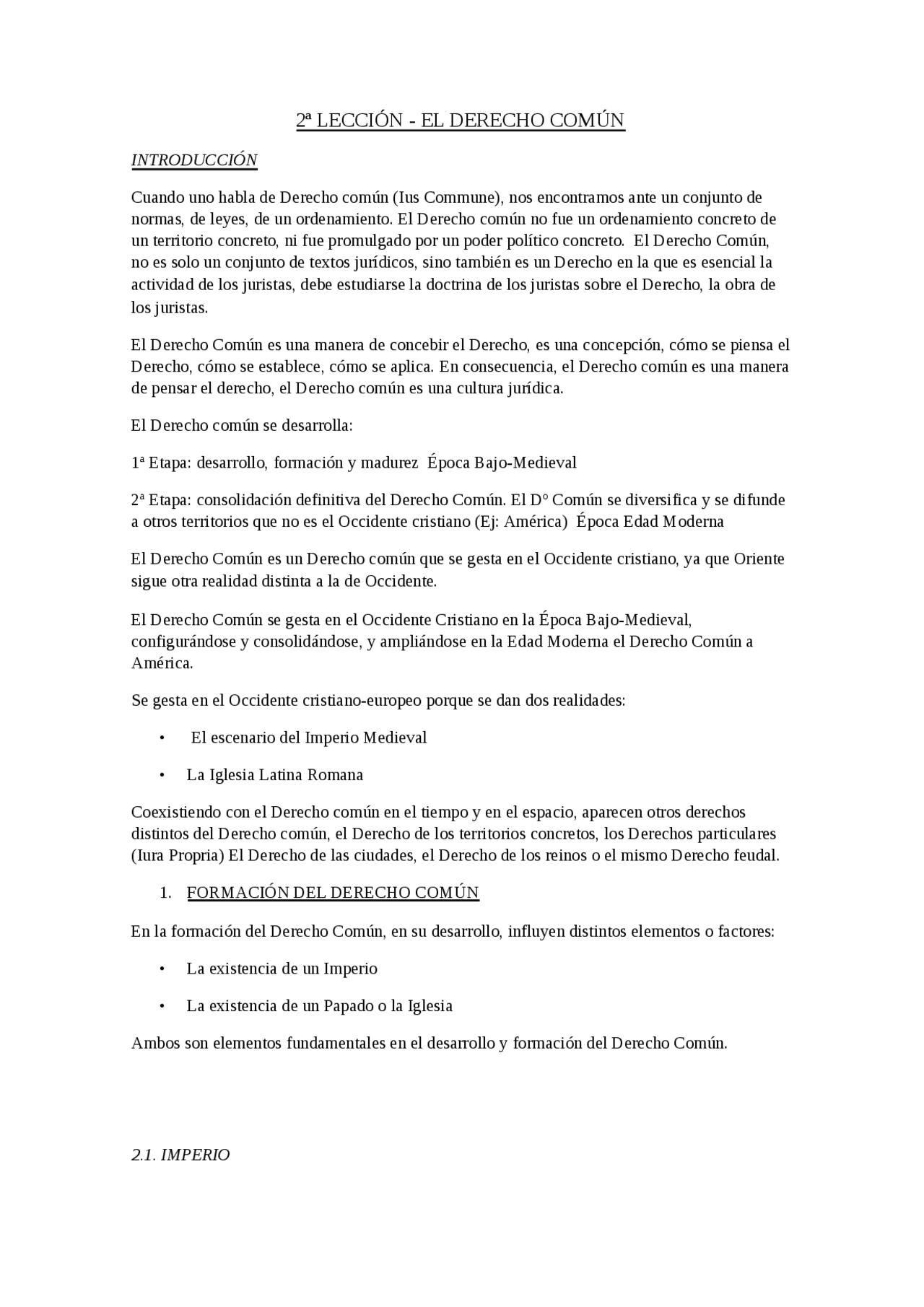 El Origen y Desarrollo del Derecho Común en Europa: Imperio y Iglesia ...