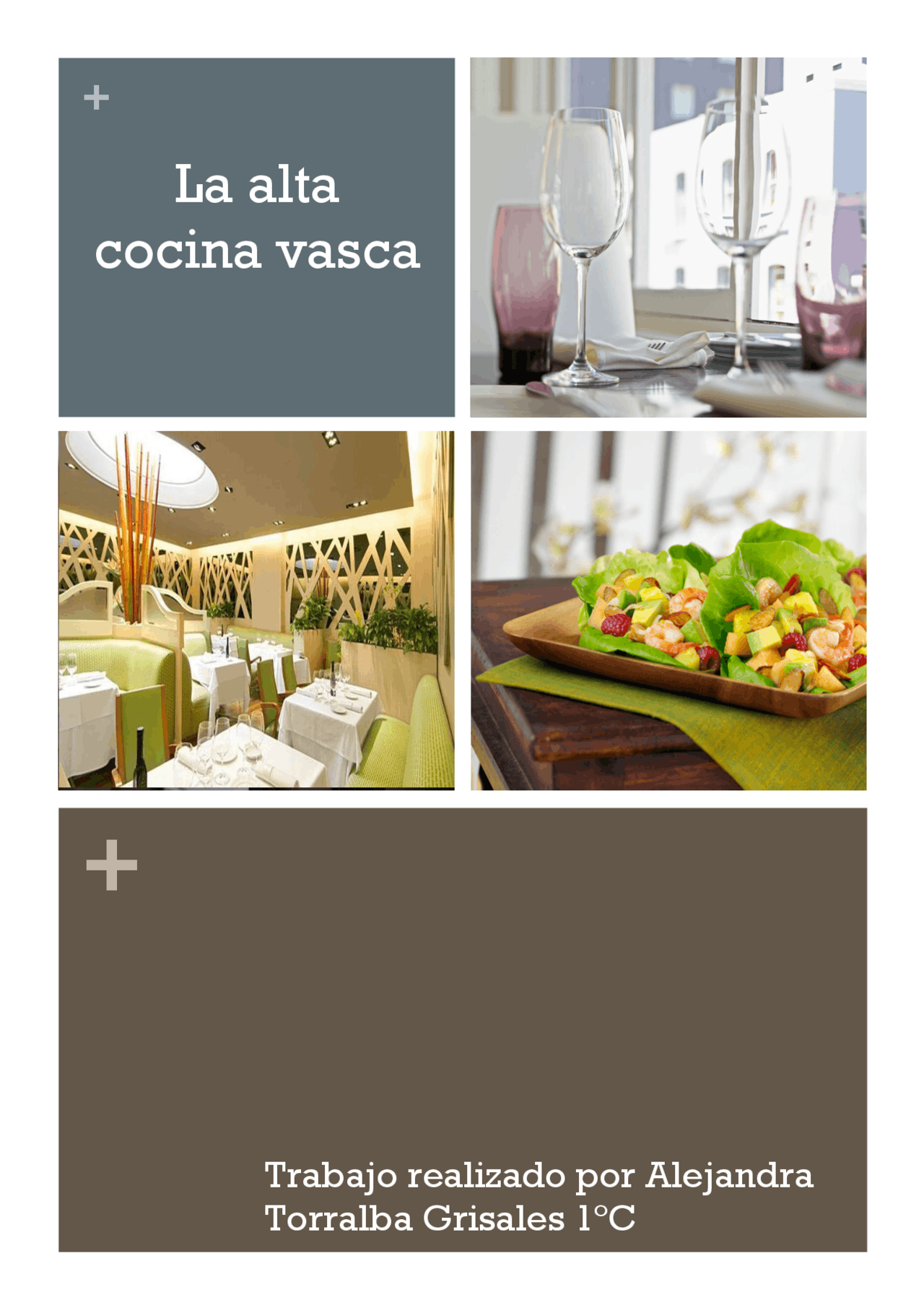 Caso Practico La Alta Cocina Vasca Apuntes De Marketing Docsity