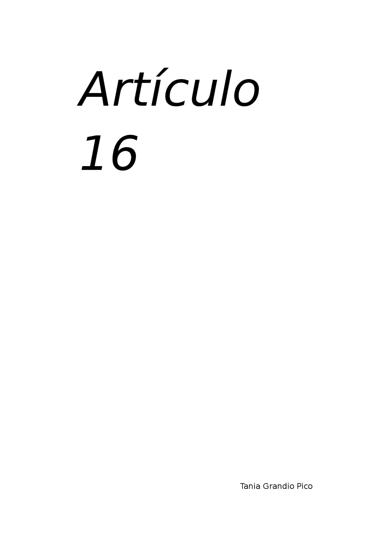 Articulo 16 Apuntes De Derecho Penal Docsity