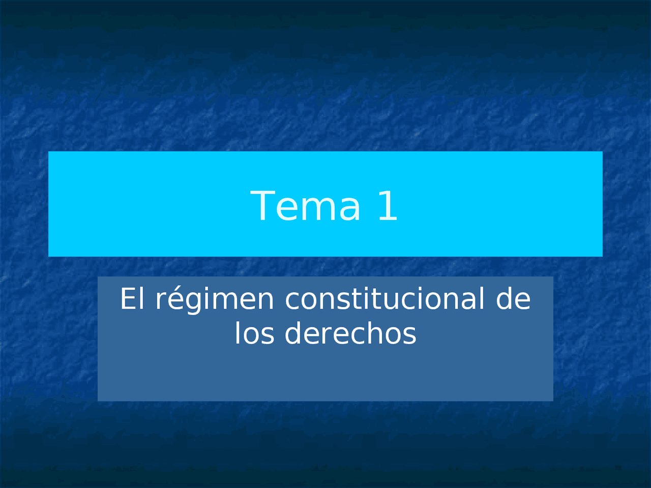 El régimen constitucional de los derechos - Apuntes de Derecho ...