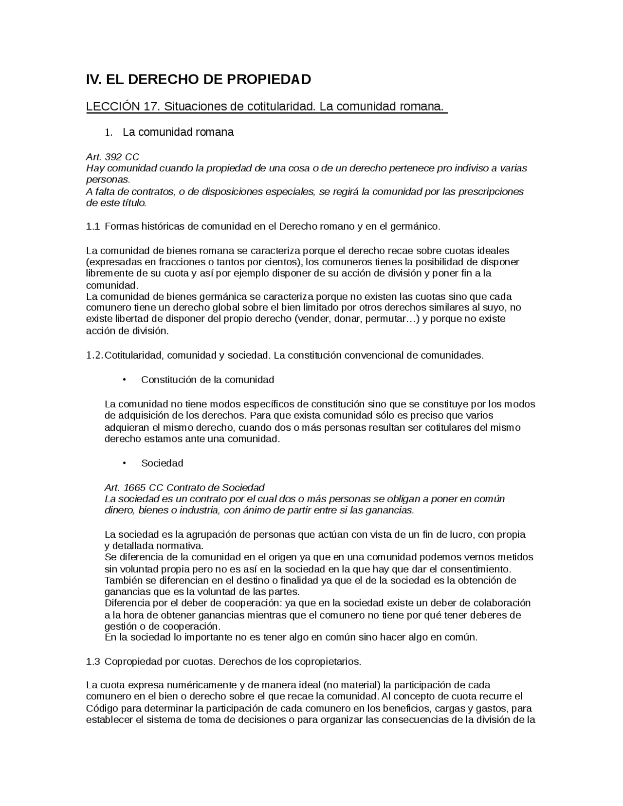 Civil III propiedad 2parte - Apuntes de Derecho Civil - Docsity