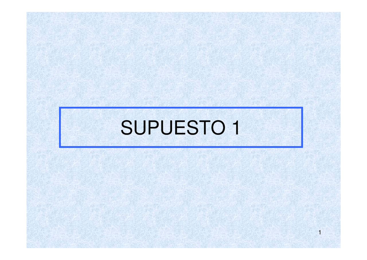 Solución ejercicio 1 - Ejercicios de Finanzas Empresariales - Docsity