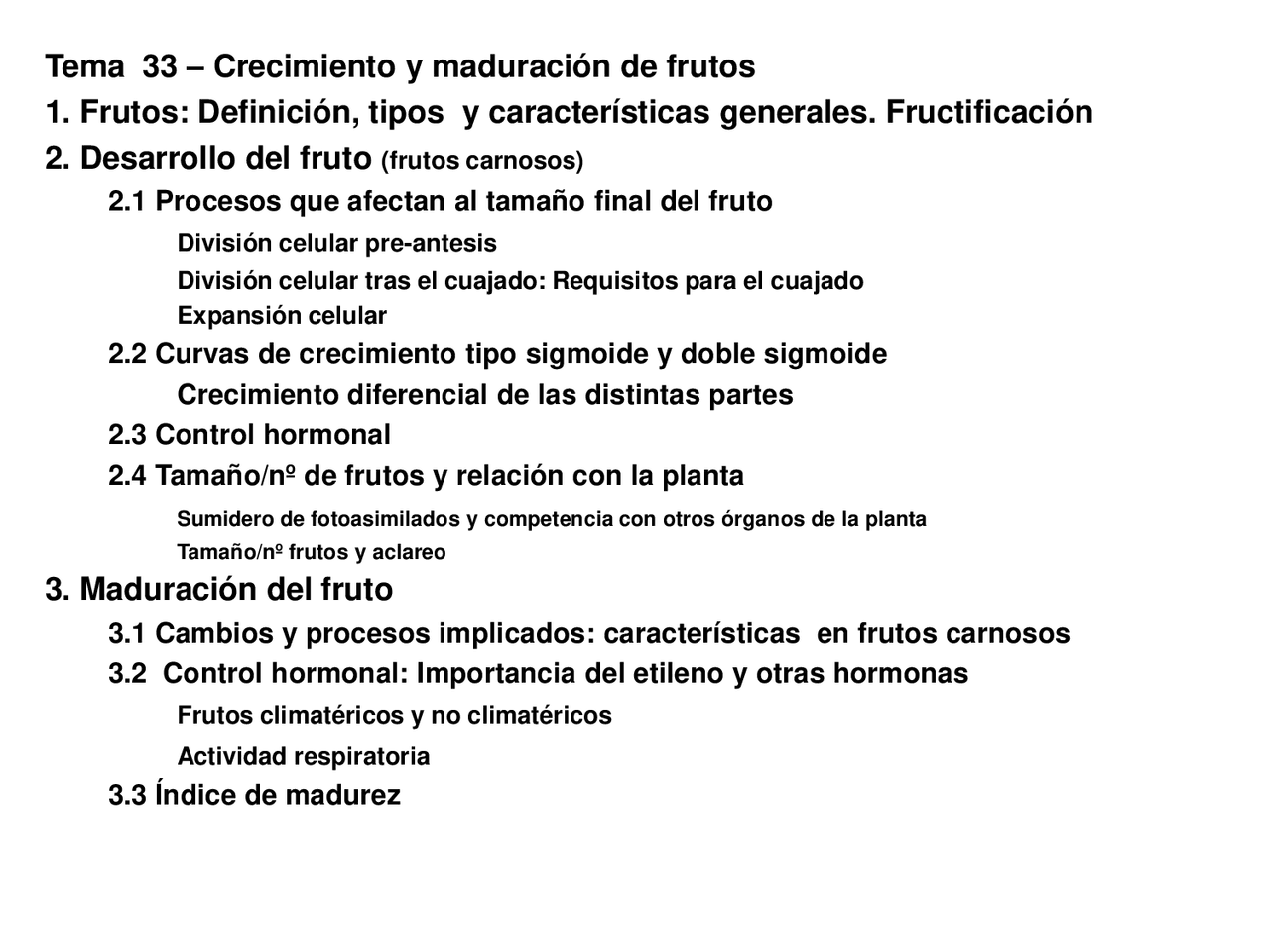 Frutos: definición, tipos y características generales. Frutificación ...