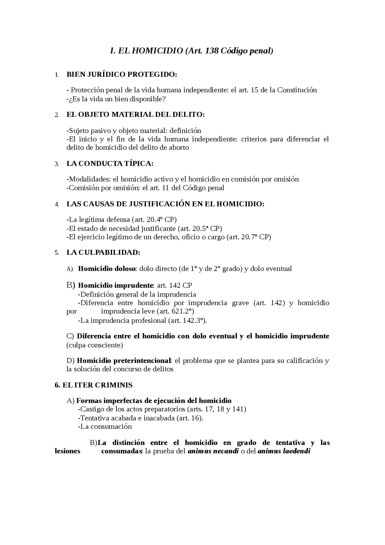 Esquema tema 1 - Esquemas y mapas conceptuales de Derecho Penal - Docsity