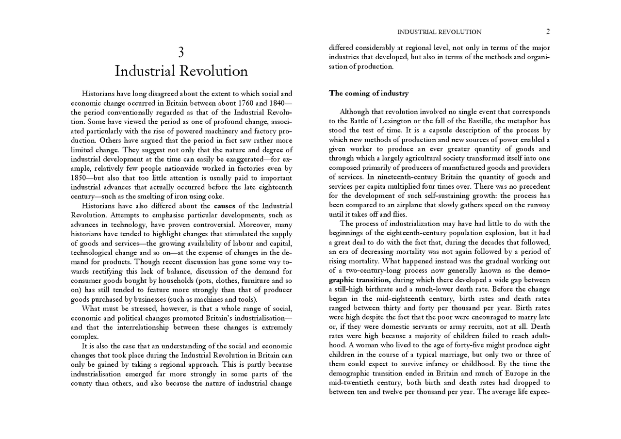 Industrial revolution - Apuntes de Idioma Inglés - Docsity