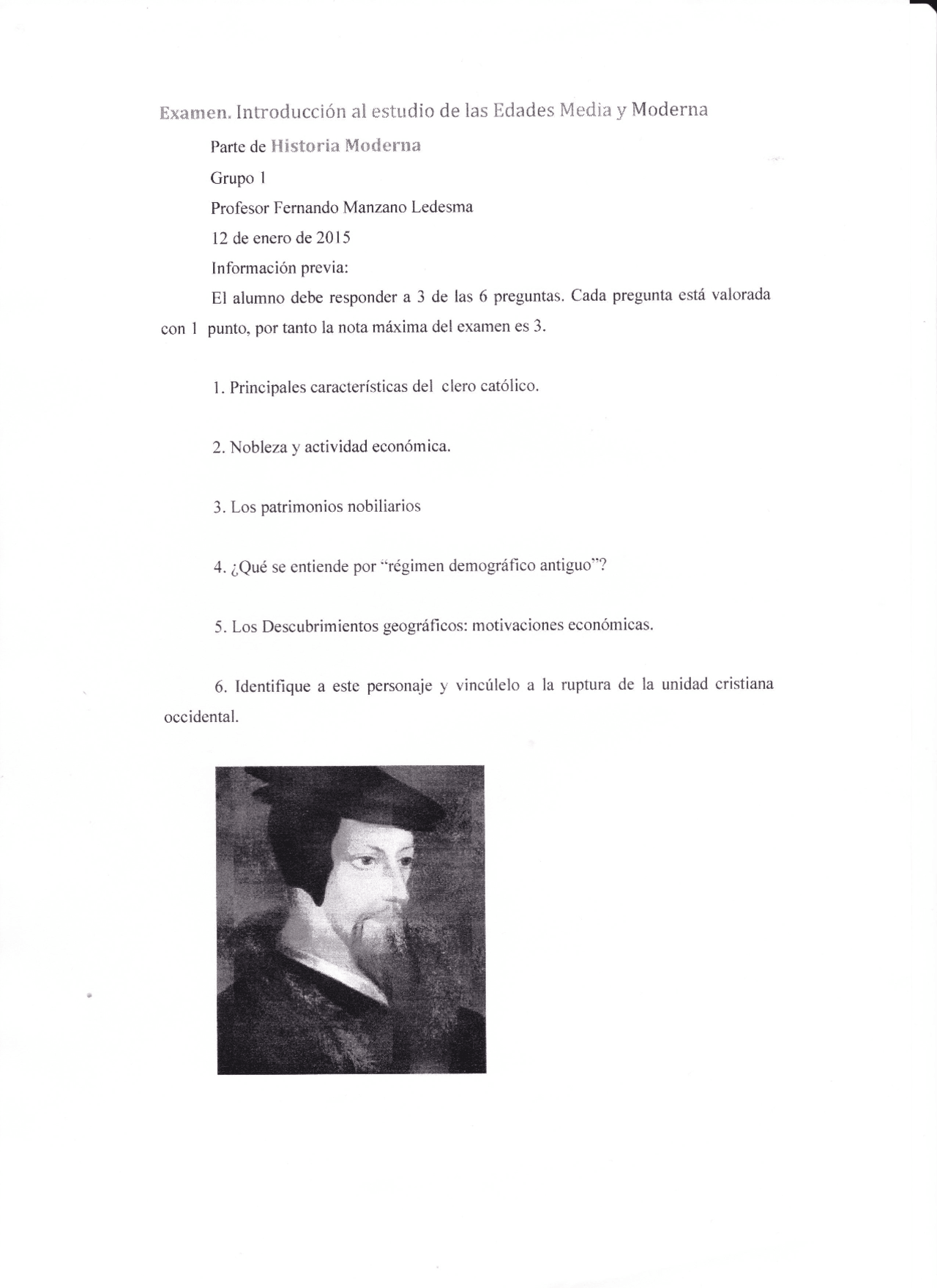 Historia del Arte 01 2015 - Exámenes de Historia del Arte - Docsity