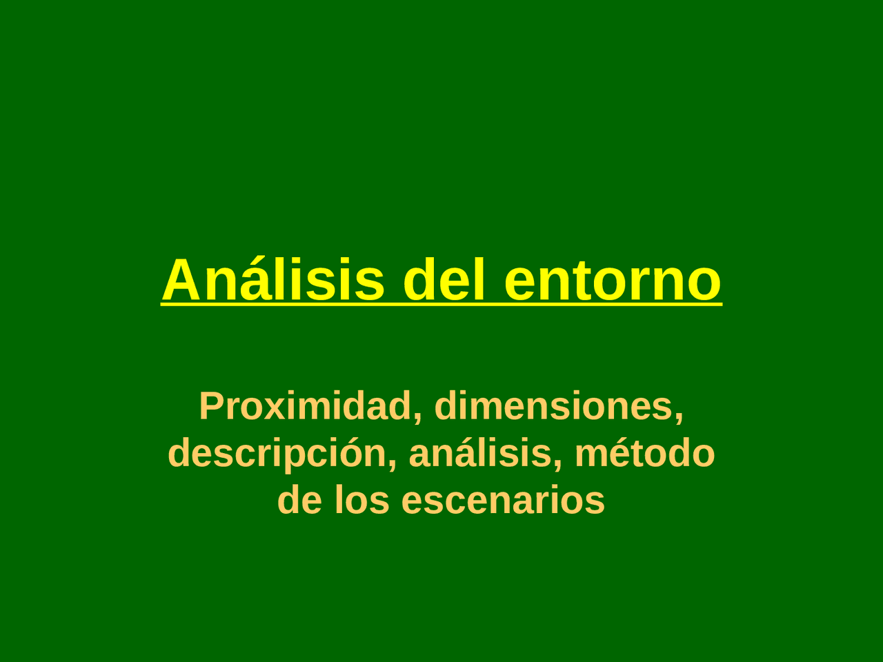 Proximidad del entorno - Entorno general - Entorno inmediato - Apuntes ...