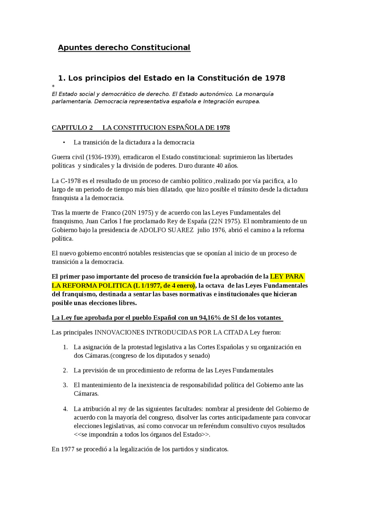 Apuntes del libro isidre molas de derecho constitucional - Apuntes de ...