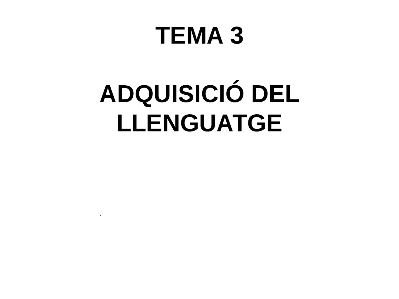 Adquisición del habla - Apuntes de Psicolingüística - Docsity