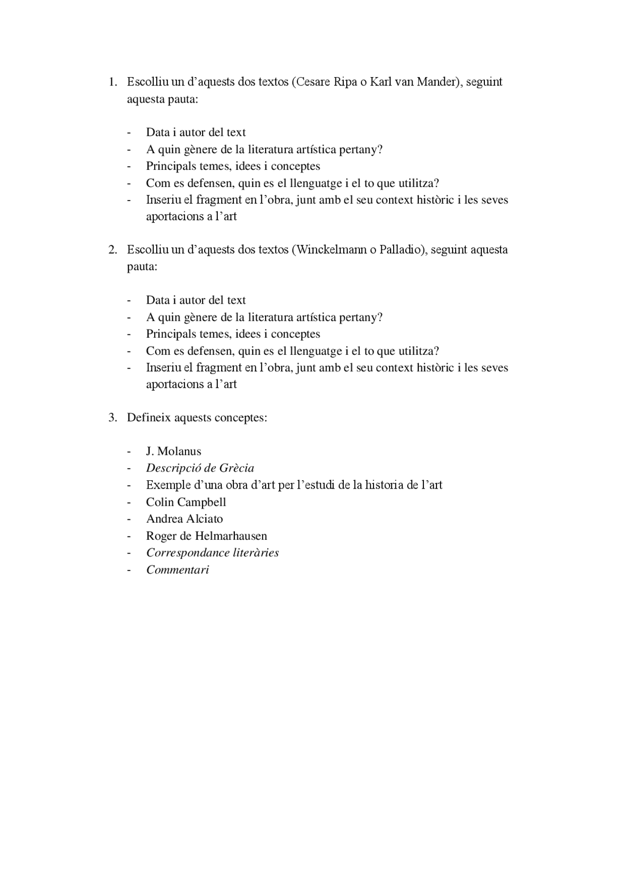 Examen final - Exámenes de Historia del Arte - Docsity