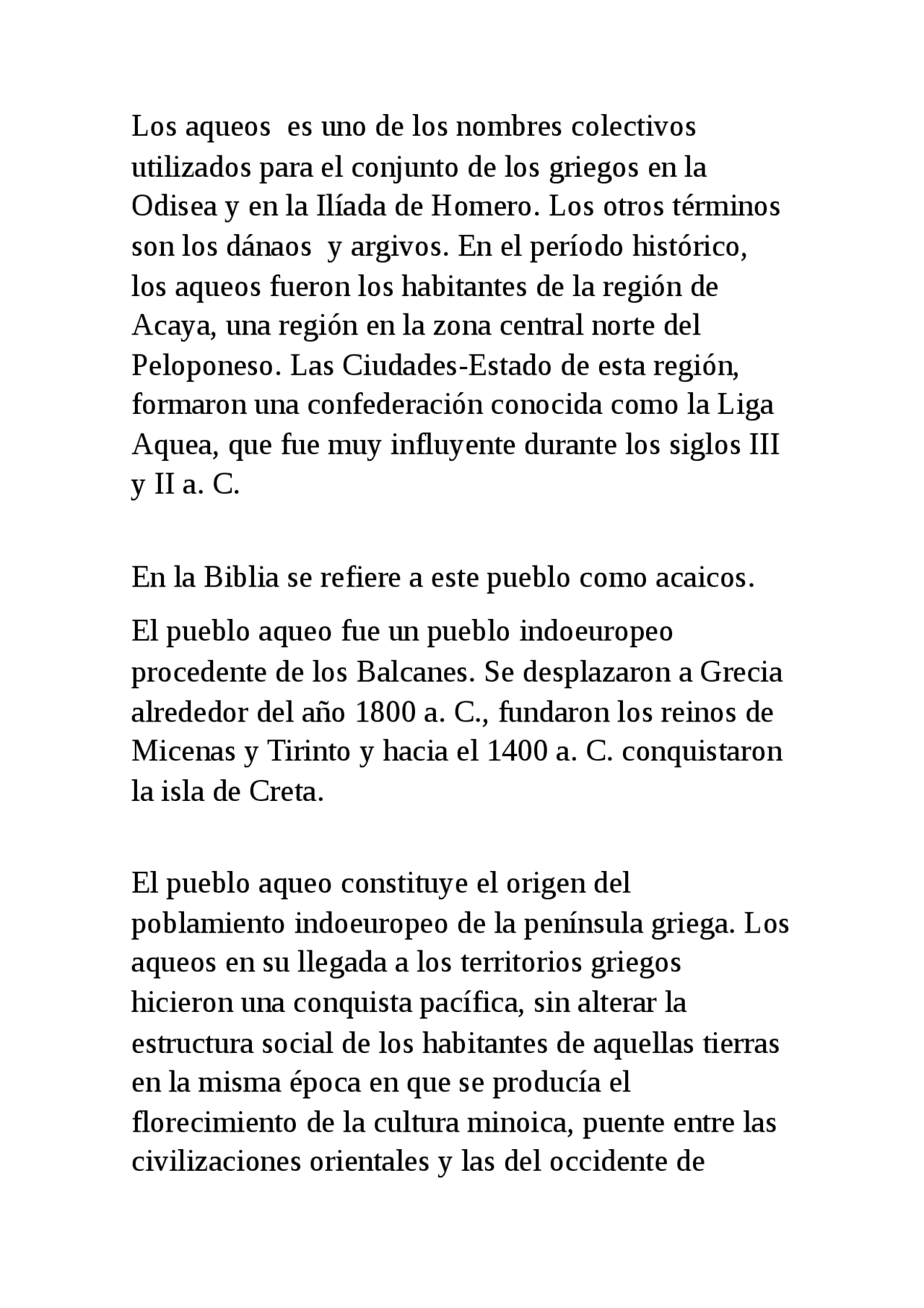 Los aqueos es uno de los nombres colectivos utilizados pa - Apuntes de ...