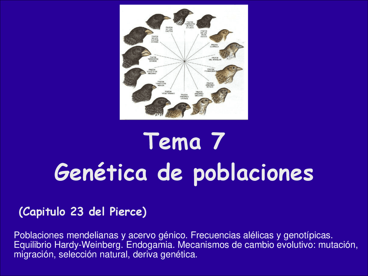 Genetica Poblaciones - Apuntes de Genética | Docsity