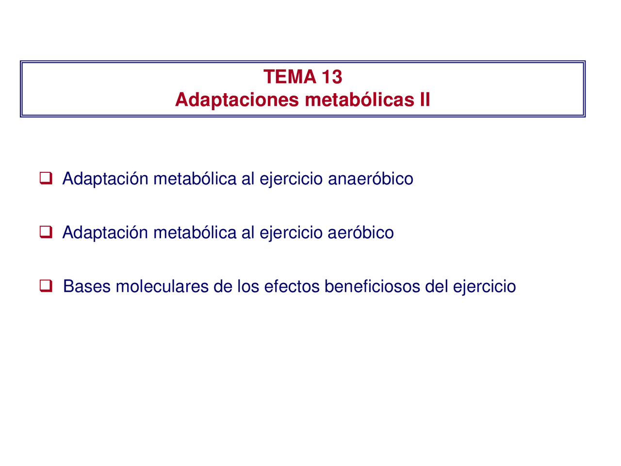 Tema 13 Regulación del metabolismo - Apuntes de Biología | Docsity