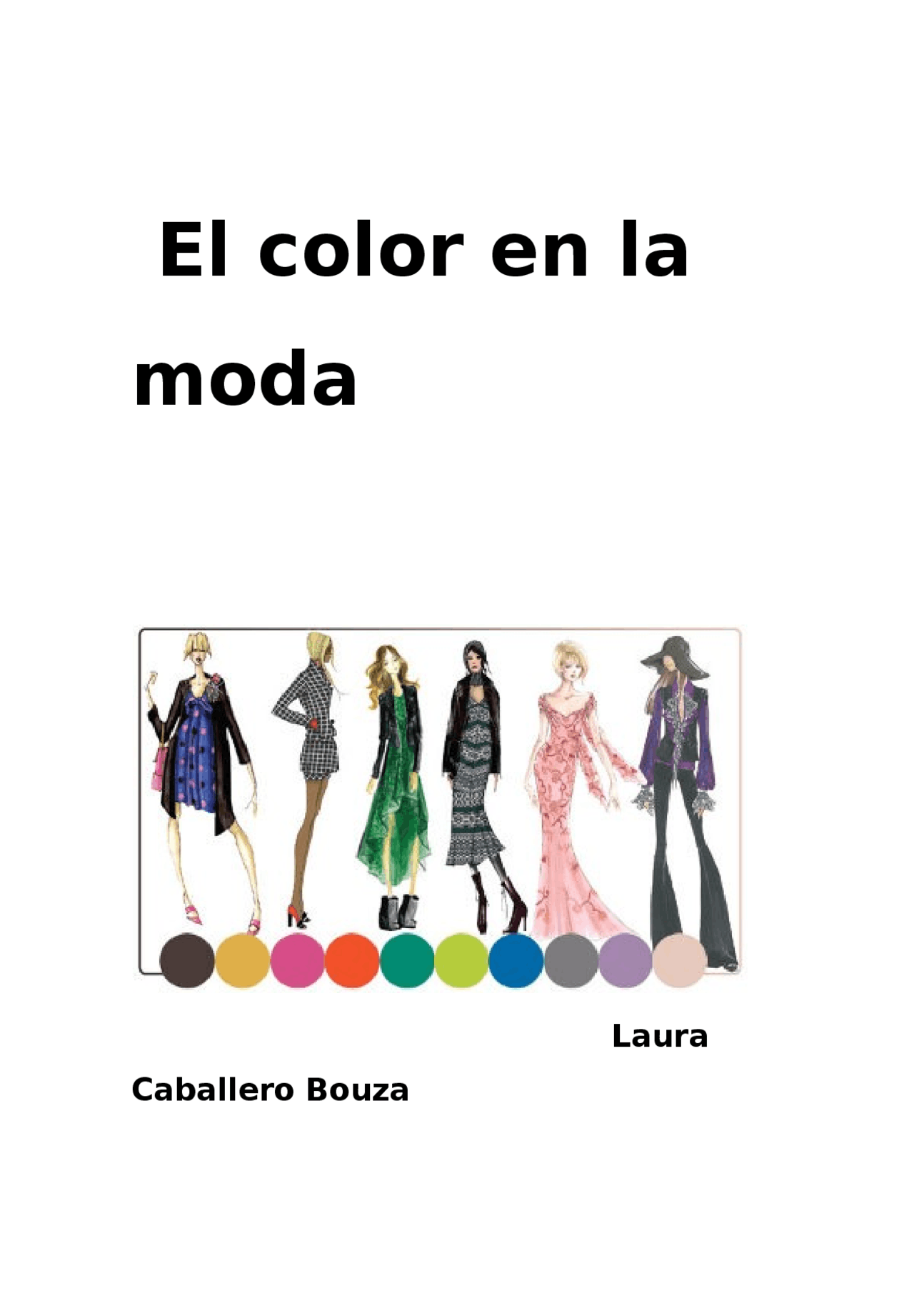 El Color en la Moda - Apuntes de Periodismo - Docsity