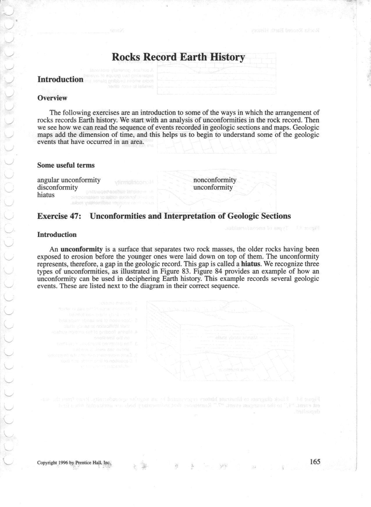 Rock record and earth history - Apuntes de Ingeniería Geológica - Docsity