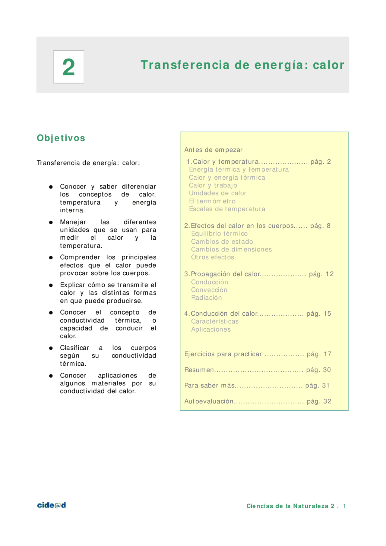 Transferencia de energia : calor - Apuntes de Ingeniería Infórmatica ...