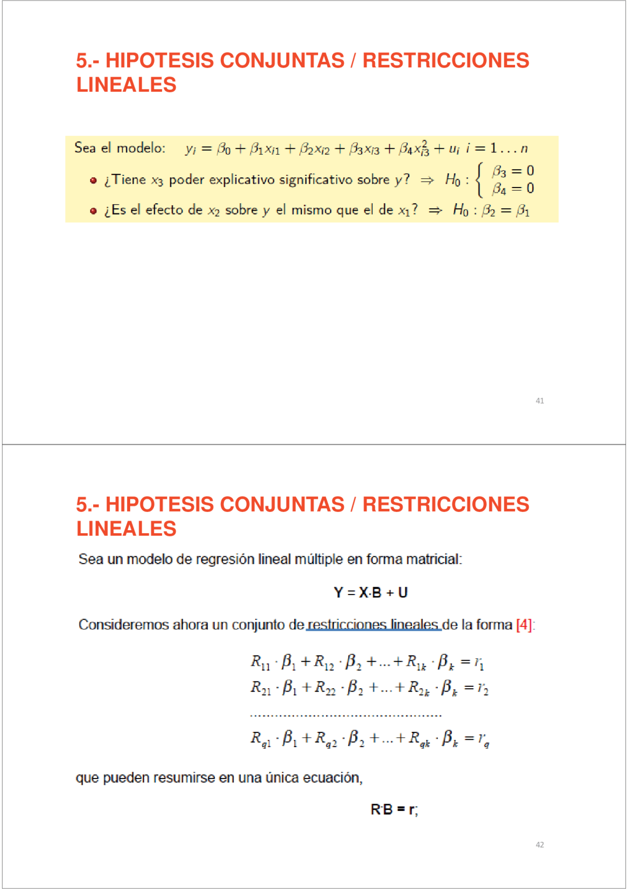 EconometriaI tema3 parte2 - Apuntes de Econometría - Docsity