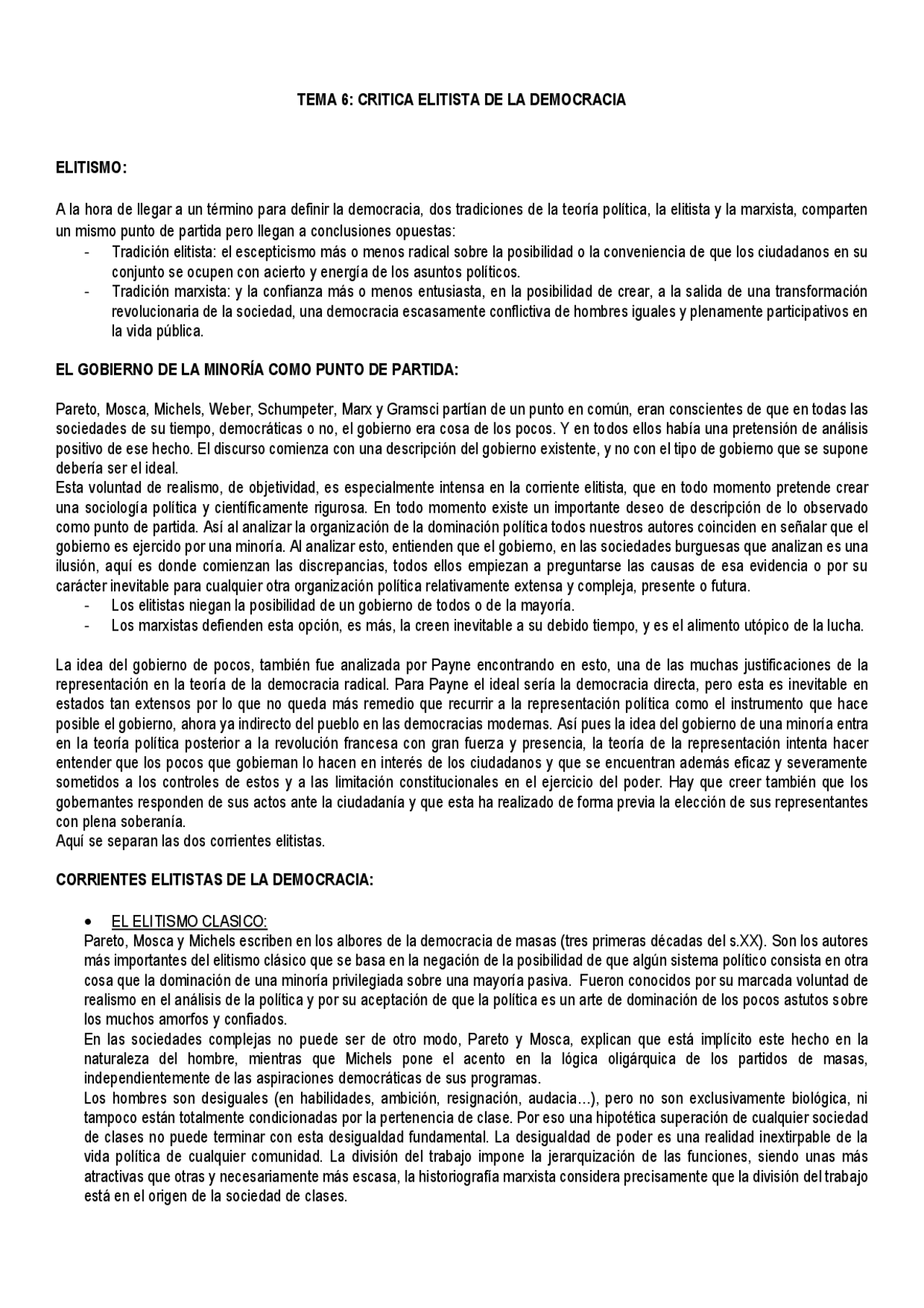 ELITISMO Y CRITICA ELITISTA - Apuntes de Ciencia de la administración ...