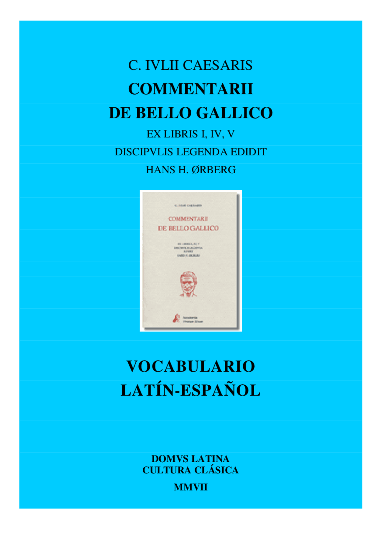 Latín. Vocabulario para traducir De Bello Galico - Apuntes de Historia ...