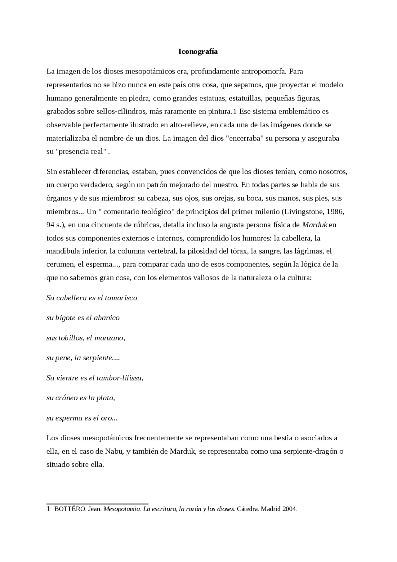 Dios mesopotámico- Nabu - Apuntes de Historia del Arte - Docsity