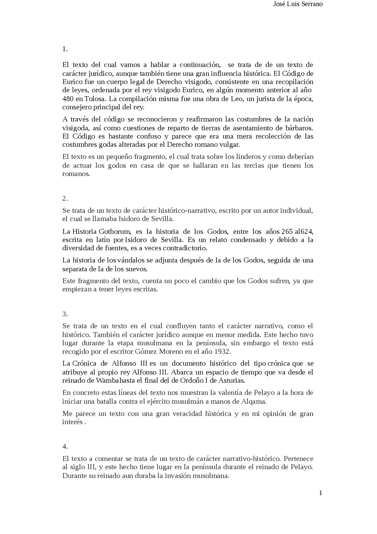 El Código de Eurico - Apuntes de Derecho Civil - Docsity