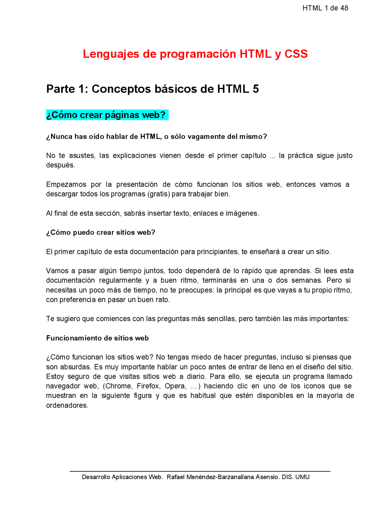 Lenguaje-de-programacion-HTML-1 - Apuntes de Informática - Docsity
