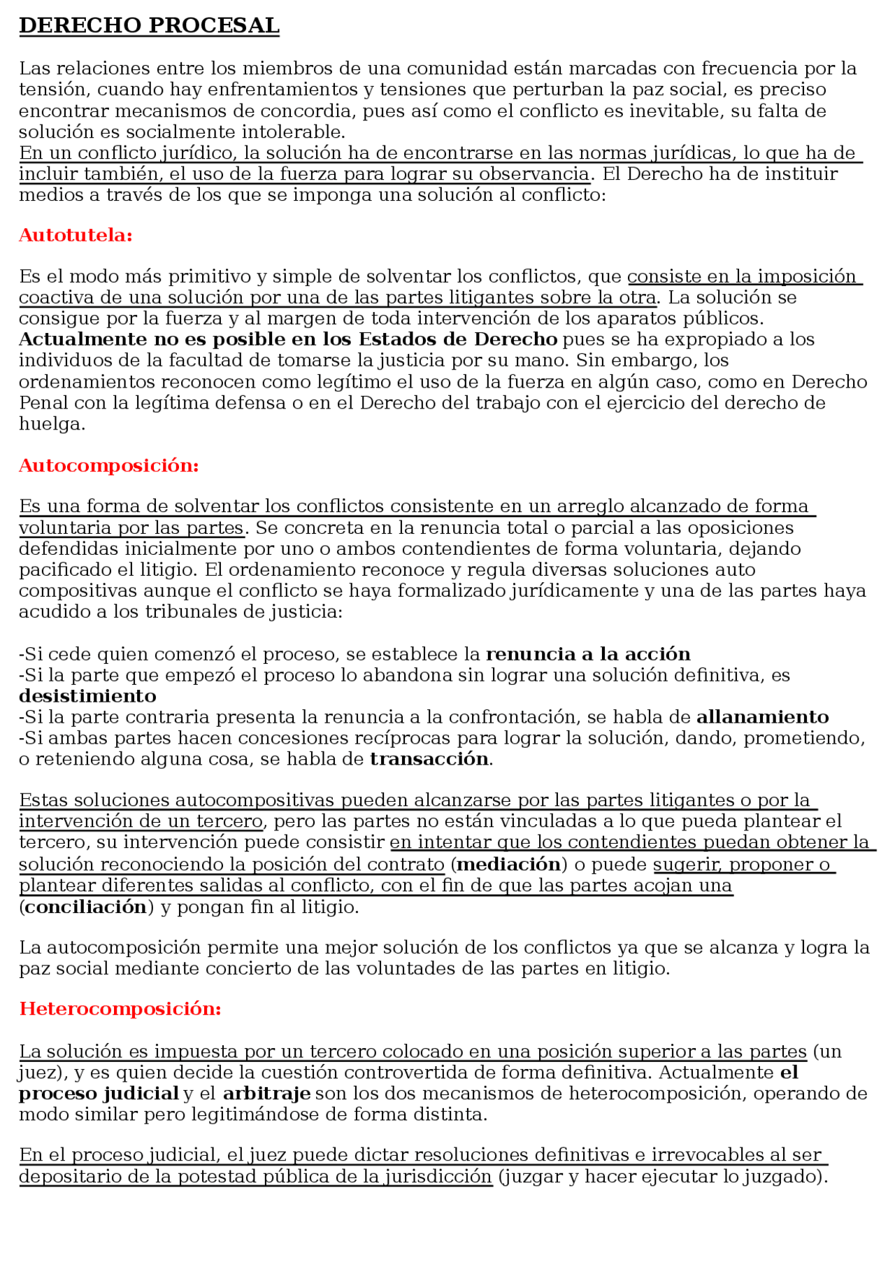 Resolución de Conflictos: Autocomposición y Heterocomposición - Prof ...
