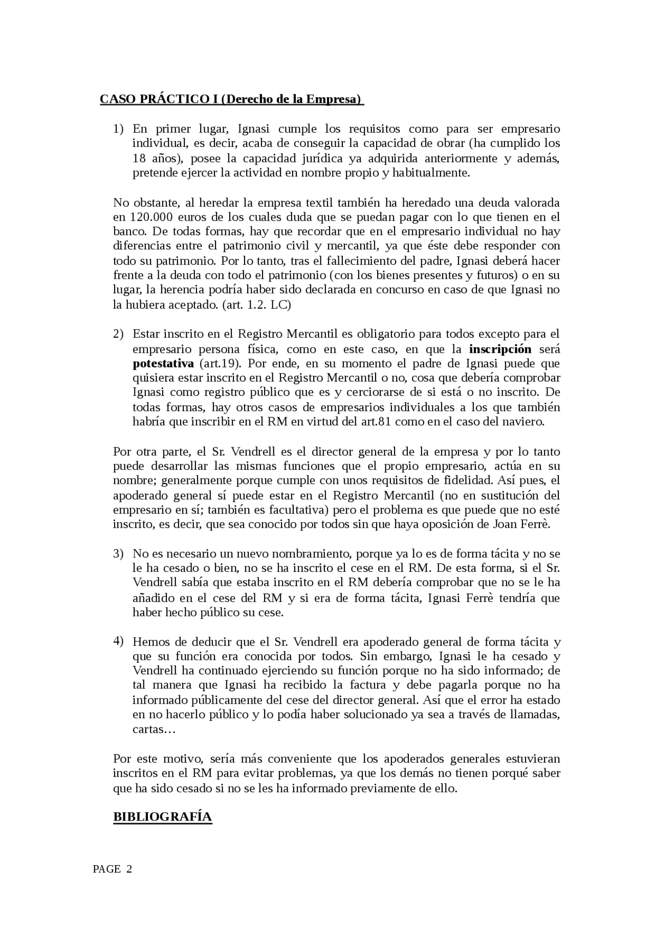 Requisitos legales para ser empresario individual y funciones del ...