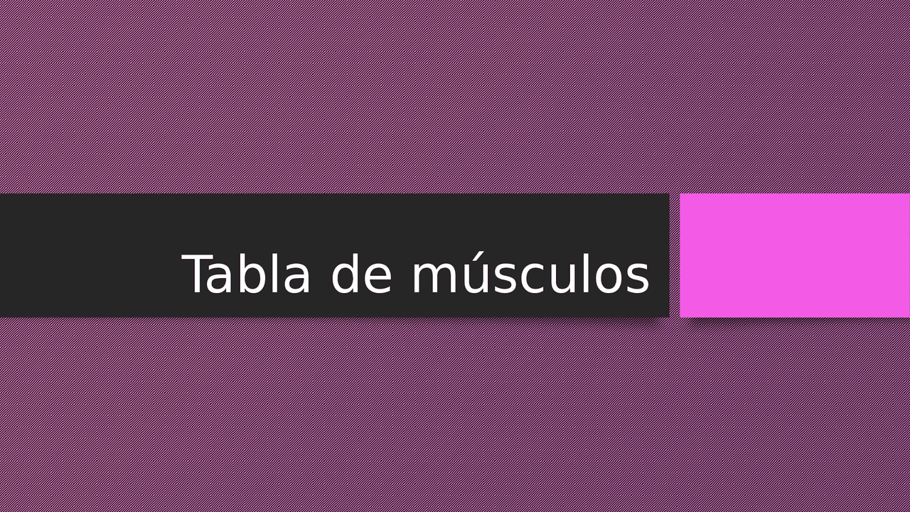 Tabla de músculos según Netter Anatomía 1º Fisioterapia - Apuntes de ...