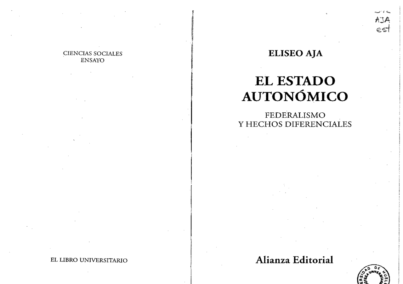 El Estado Autonomico en 1999 - Apuntes de Derecho Eclesiástico - Docsity