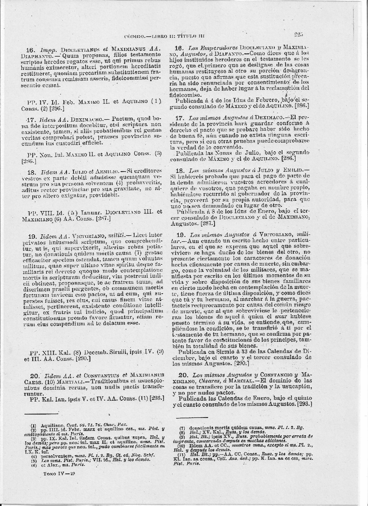 Codigo - Apuntes de Derecho Romano - Docsity