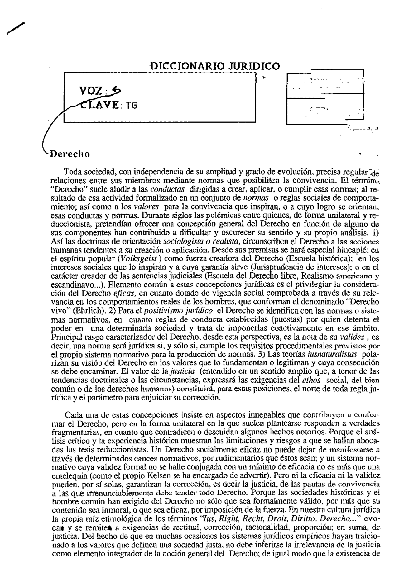 Vocabulario diccionario jurídico - Apuntes de Derecho - Docsity