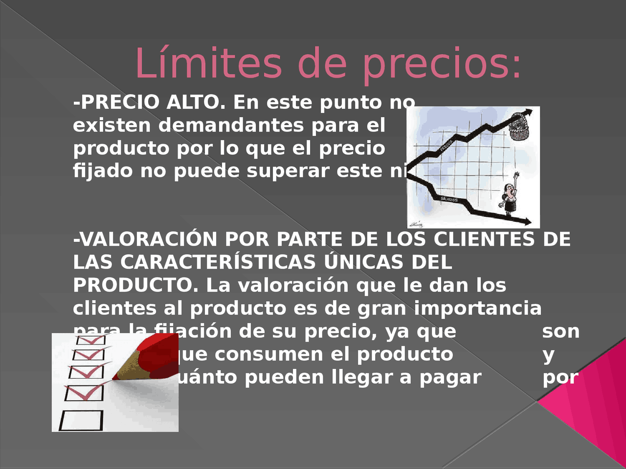 LIMITES DE PRECIOS - Apuntes de Contabilidad Financiera | Docsity