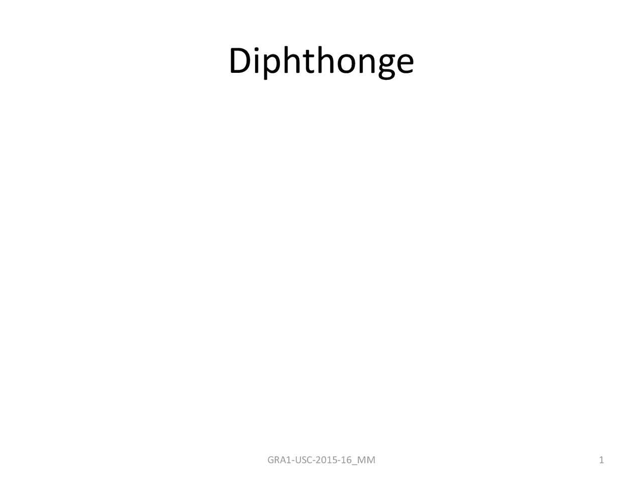 Dipthonge - Apuntes de Idioma Alemán - Docsity