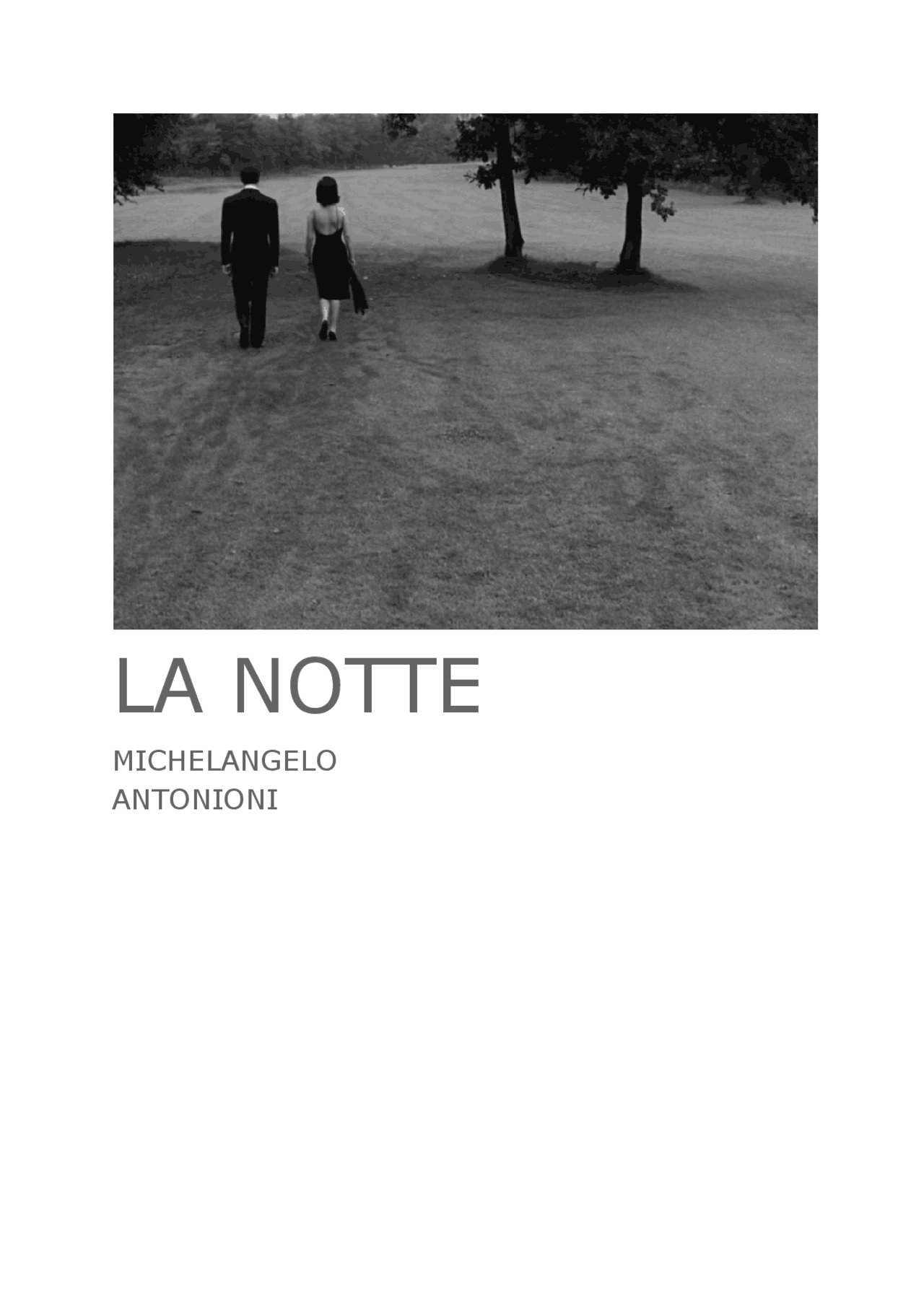 Trabajo final, La Notte (Antonioni) - Guías, Proyectos, Investigaciones ...