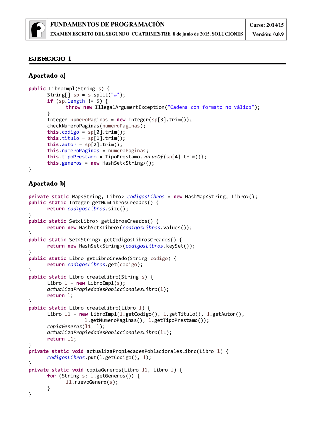 Examen Fundamentos de Programación - Ejercicios de Ingeniería ...
